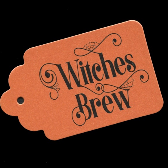 Susie Dee's | Party Supplies | 25 Witches Brew Halloween Tags | Poshmark